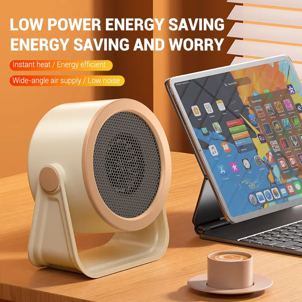 Portable Electric Heater Quick Instant Heating Desktop Warm Air Blower ...