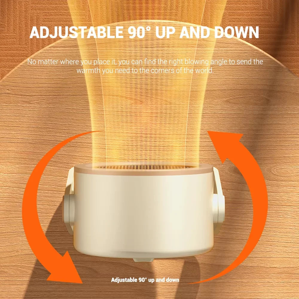 Portable Electric Heater Quick Instant Heating Desktop Warm Air Blower ...